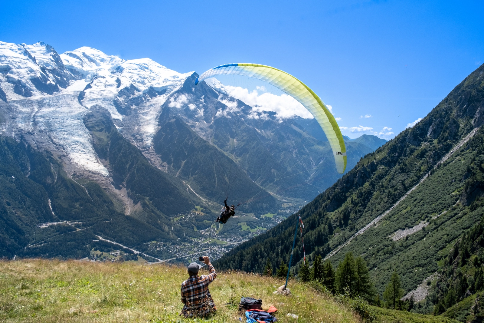 Vol en parapente biplace à Planpraz / Chamonix - Chamonix Parapente